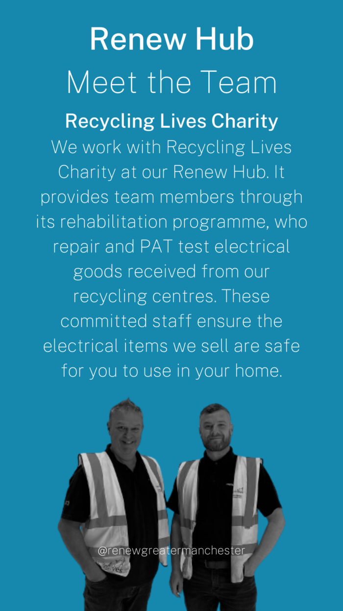 Renew Hub - Recycle for Greater Manchester : Recycle for Greater Manchester